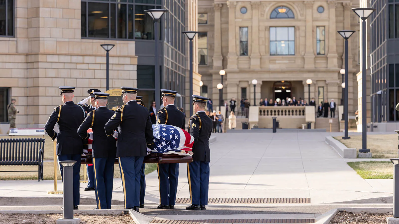 Al Simpson Makes Final Trip To Wyoming Capitol, Lies In State | Cowboy ...