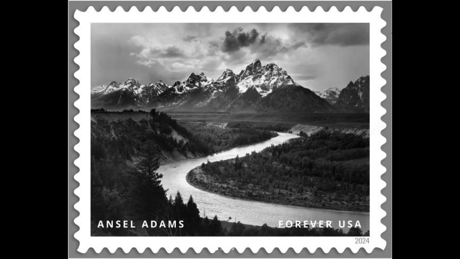 New Ansel Adams Stamp Series Includes Iconic Image Of Grand Tetons ...