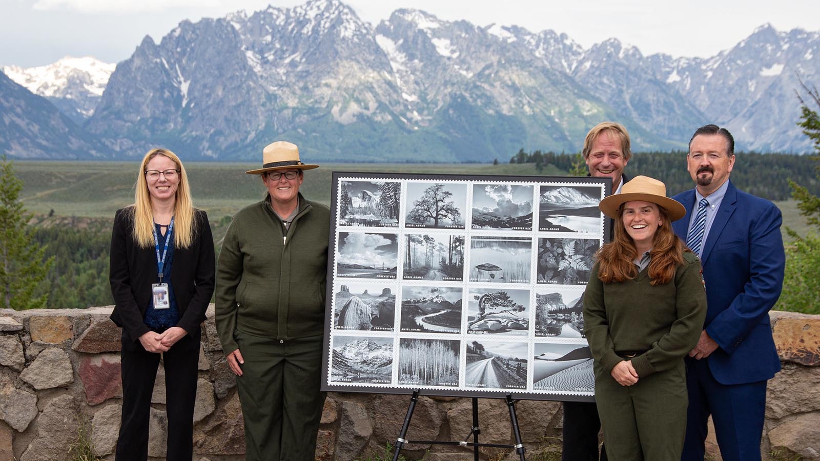 New Ansel Adams Stamp Series Includes Iconic Image Of Grand Tetons ...