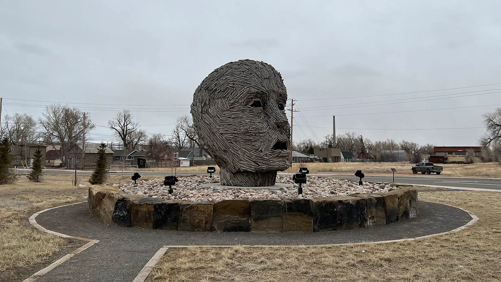 Laramie Not Sad To See Giant "Joe Biden" Head Go | Cowboy State Daily