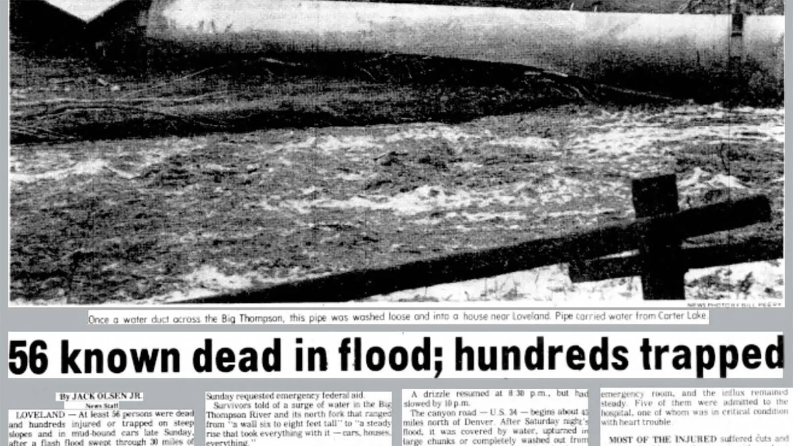 Cheyenne Man Survived The Devastating 1976 Big Thompson Flood In A Ford ...