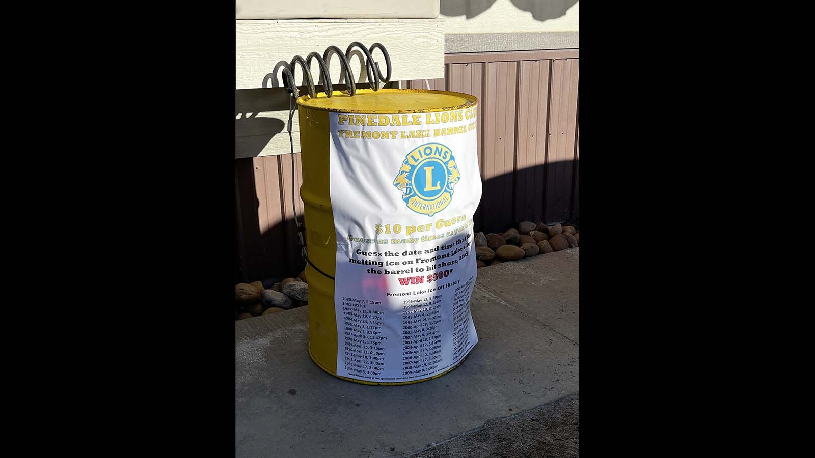 It’s Not Spring In Wyoming Until Bob The Barrel Breaks Through Fremont ...