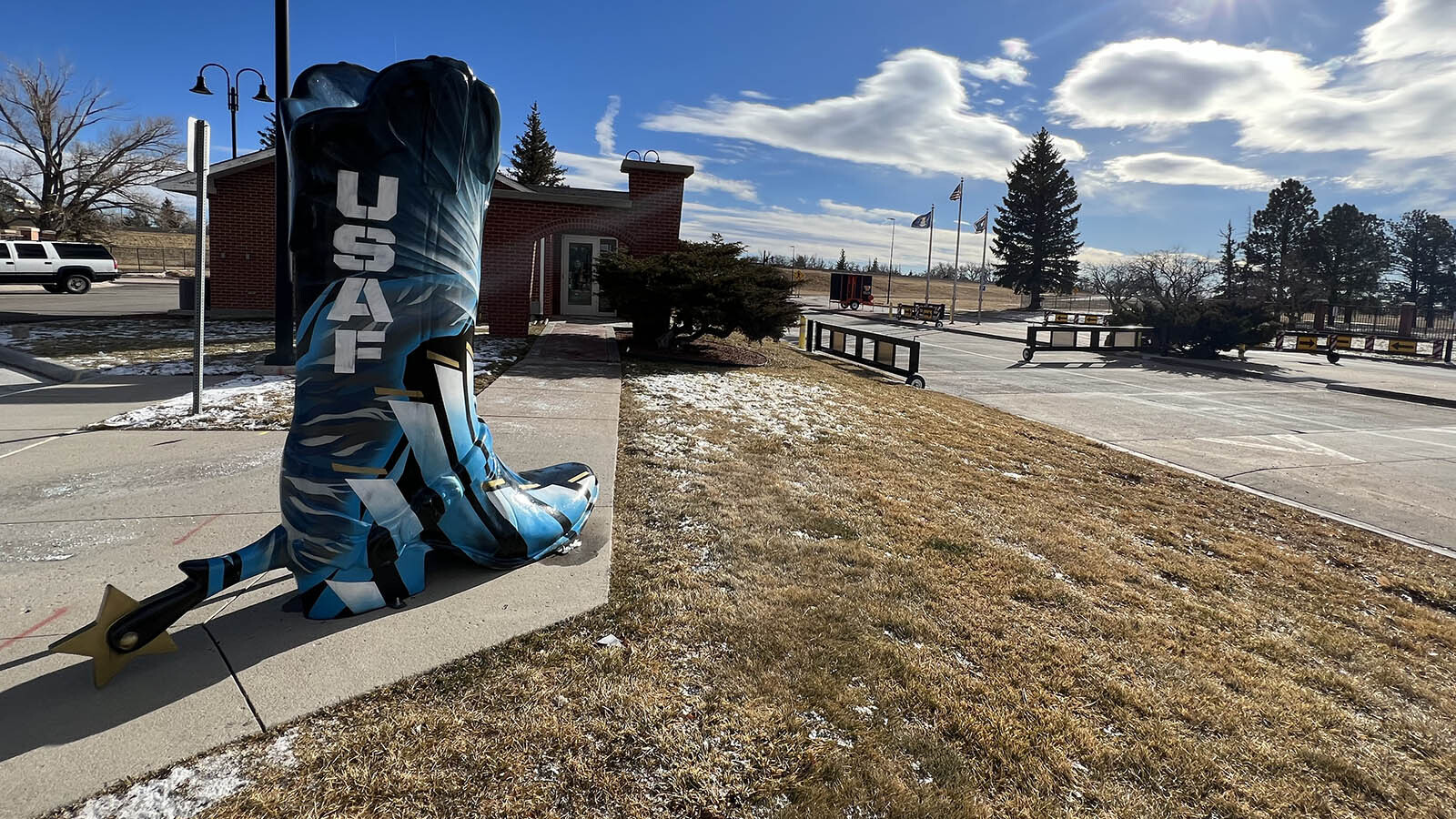 Cheyenne’s Newest 8-Foot Cowboy Boots Honor Wyoming’s Military Legacy ...
