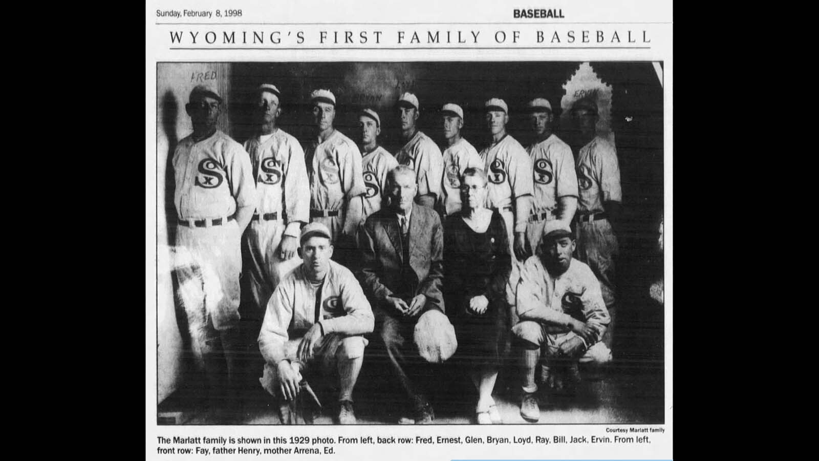 Wyoming History: All-Brothers Baseball Team Was A National Sensation In ...