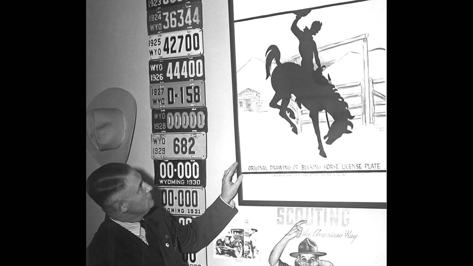 Wyoming’s Bucking Horse Logo Dates Back To WWI — And It’s Not Steamboat ...