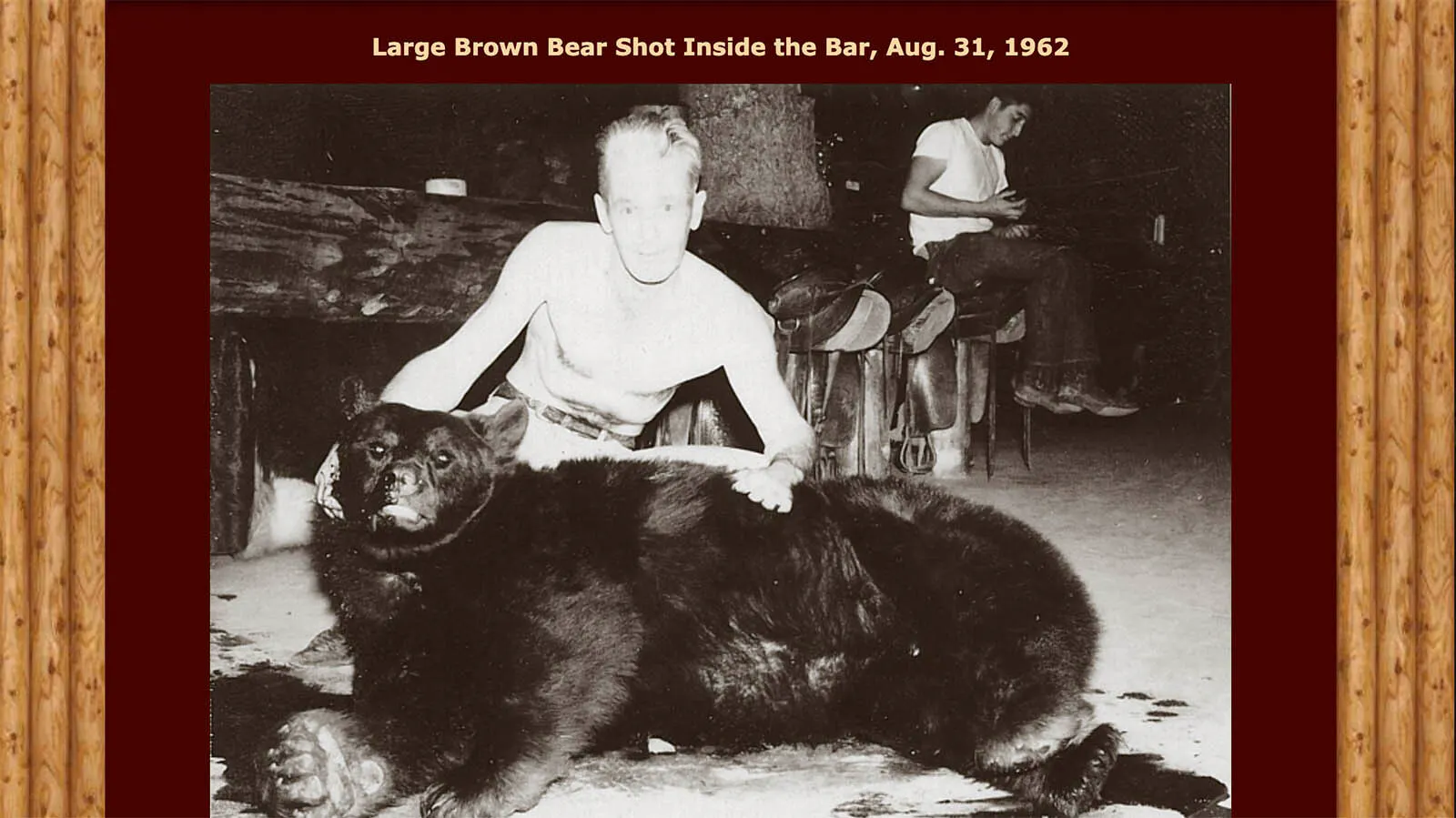 Montana’s Historic Frontier Town Bar Made From A Single Giant 50-Foot ...