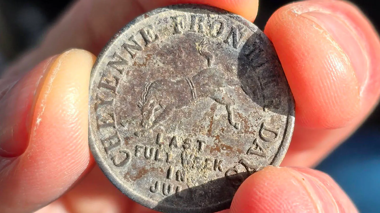 Glenrock Couple Unearths Mystery Cheyenne Frontier Days Coin Along ...