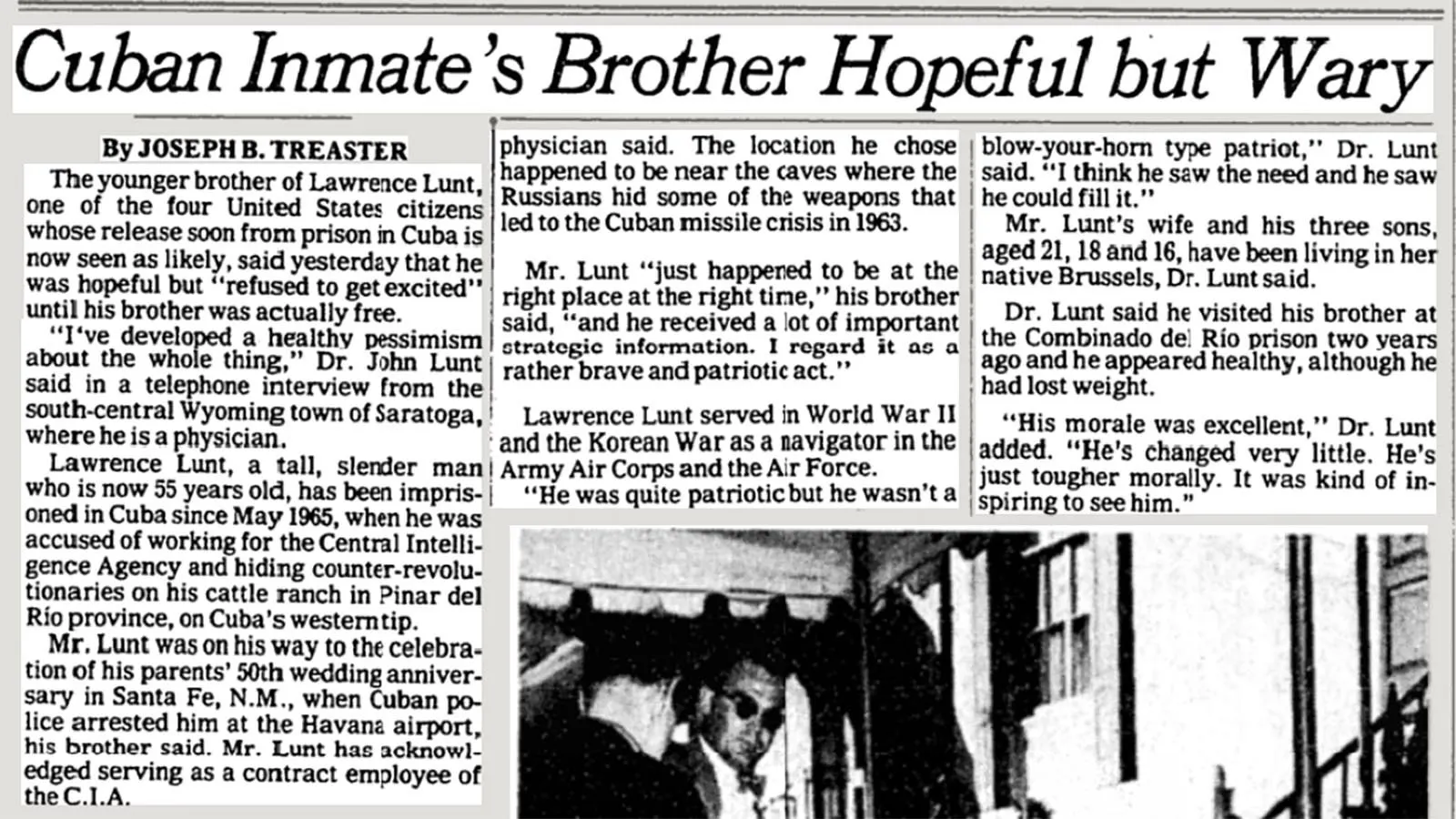 Wyoming History: The CIA Informant Who Survived 14 Years In A Cuban ...