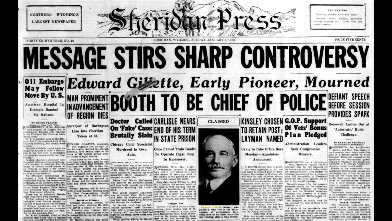 Wyoming History: Gillette Named For Railroad Surveyor Who Never Lived ...