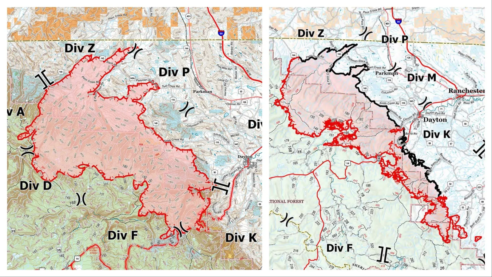Elk Fire Continues Its Southeast March, Grows Again To More Than 87,000 ...