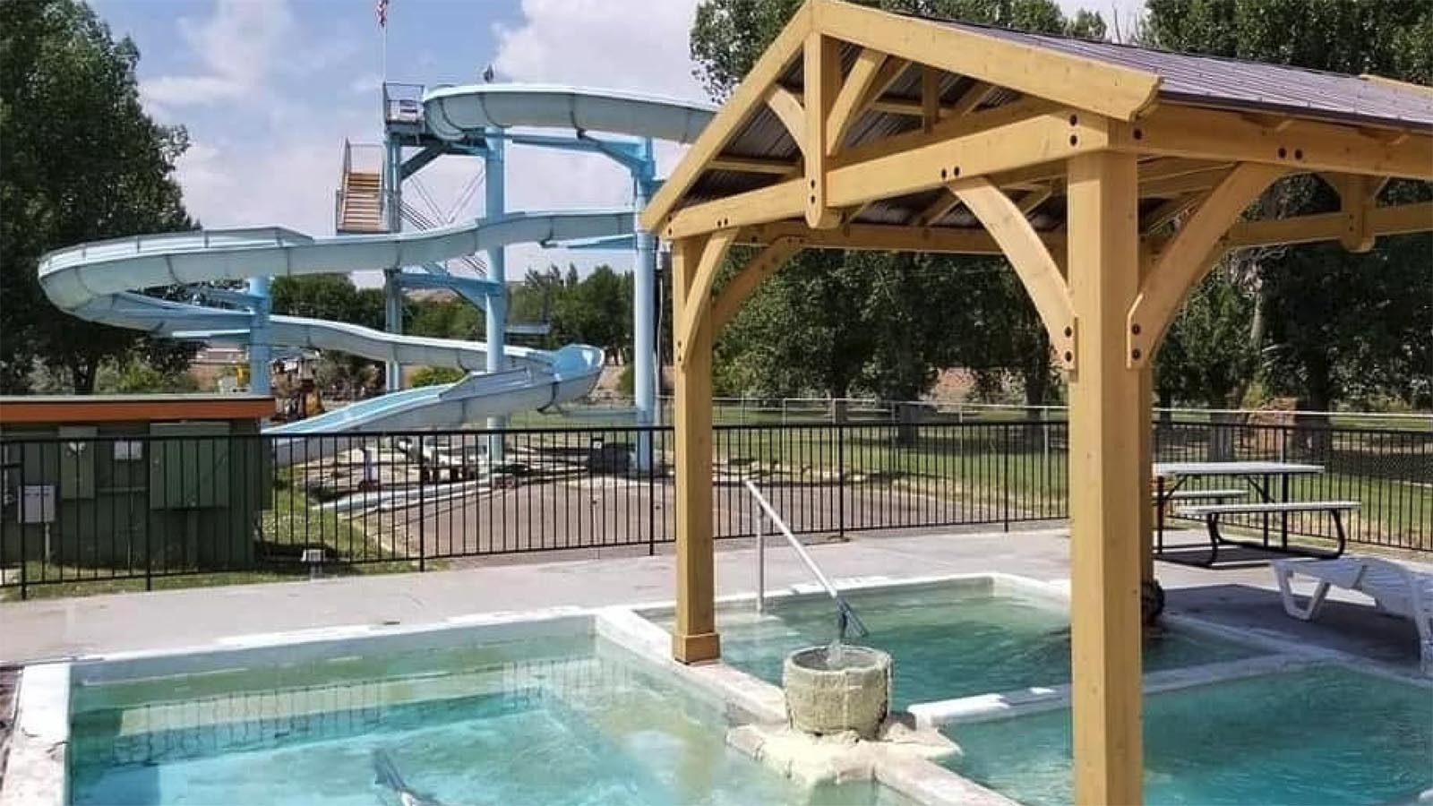 After 34 Years, Thermopolis' Big Blue Water Slide Comes Down | Cowboy ...