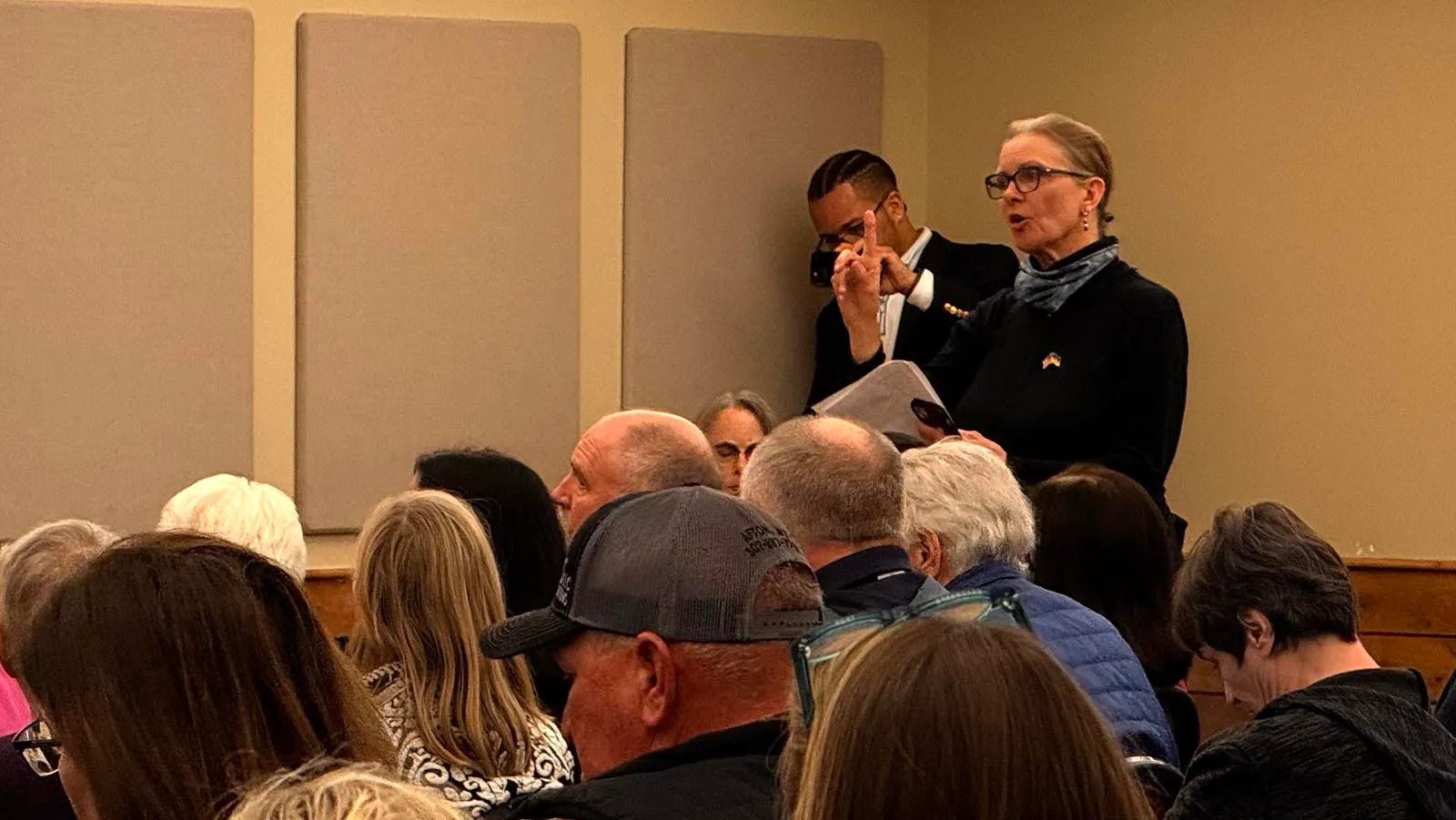 Hageman Town Hall In Afton Turns Aggressively Feisty Over DOGE, Postal ...