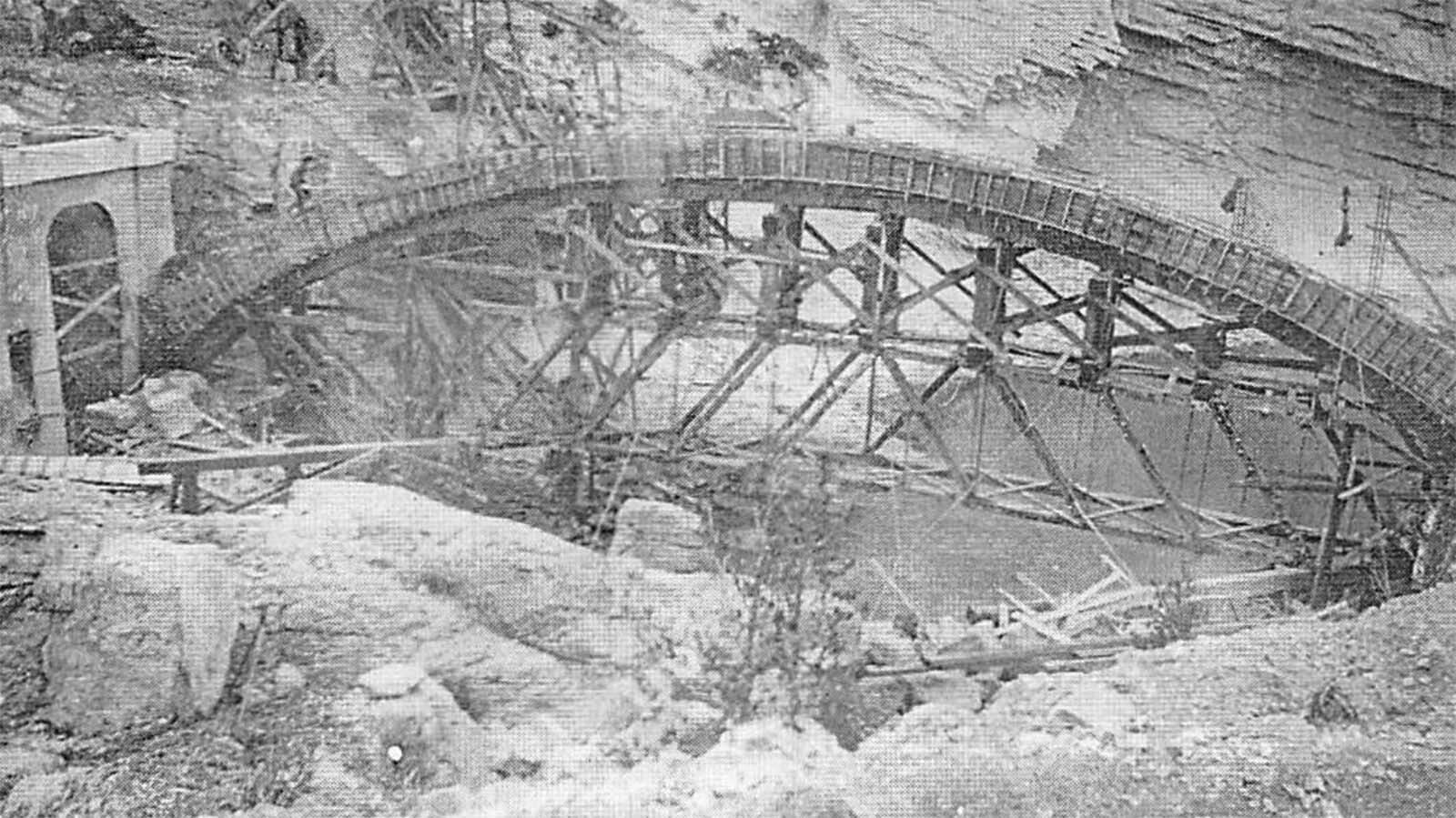 Hayden Arch Bridge West Of Cody Is 100 Years Old And One Of A Kind ...