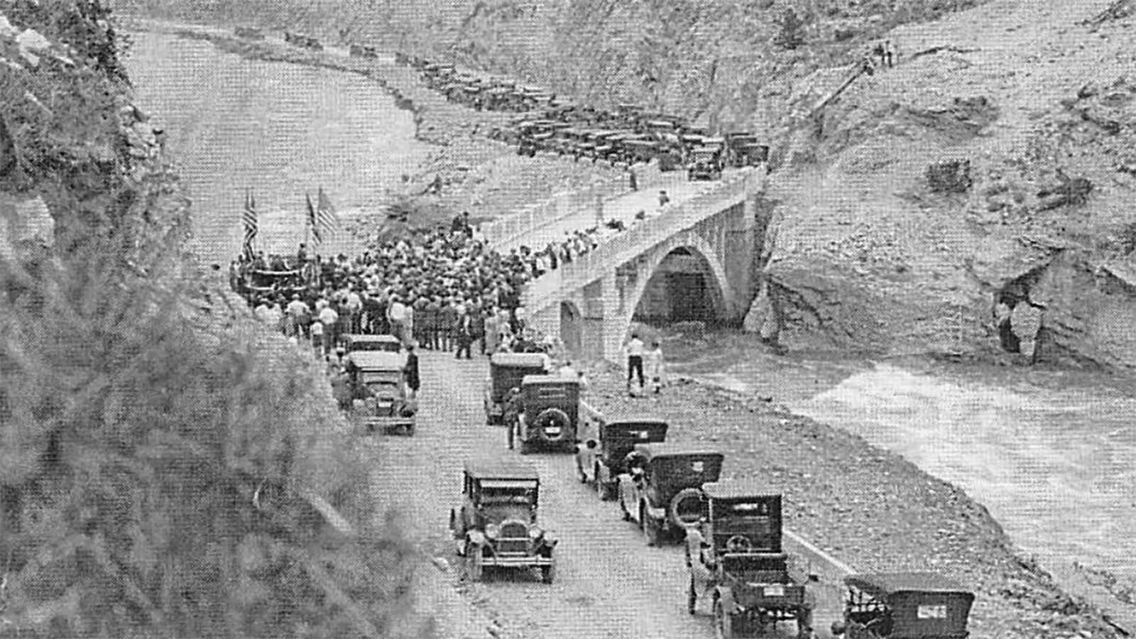 Hayden Arch Bridge West Of Cody Is 100 Years Old And One Of A Kind ...