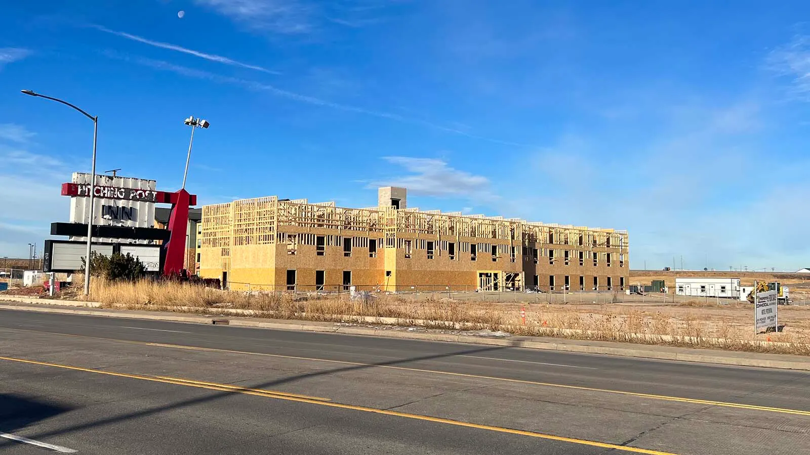 Finally Some Visual Progress At Cheyenne's Old Hitching Post Inn Site ...