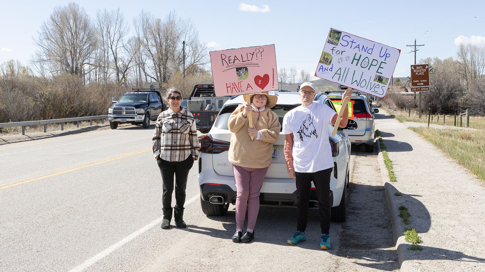 Standoff Over Wolf Torture: Locals Block Motorcycle Rally From Daniel ...