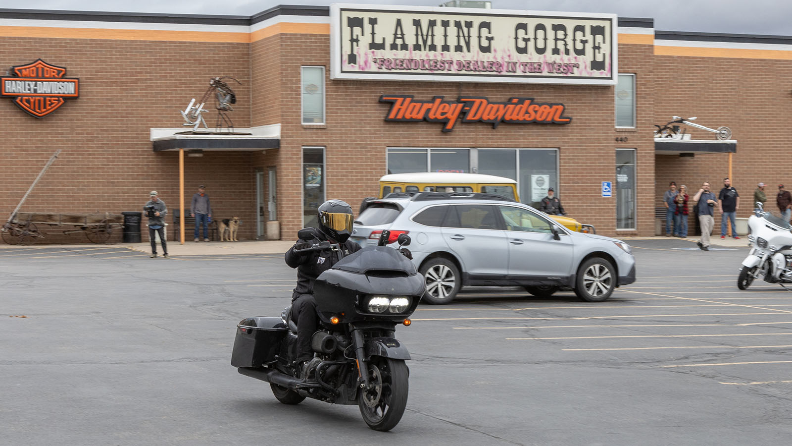 Motorcycle Rally For Tortured Wolf Rolls Into Green River, Wyoming ...