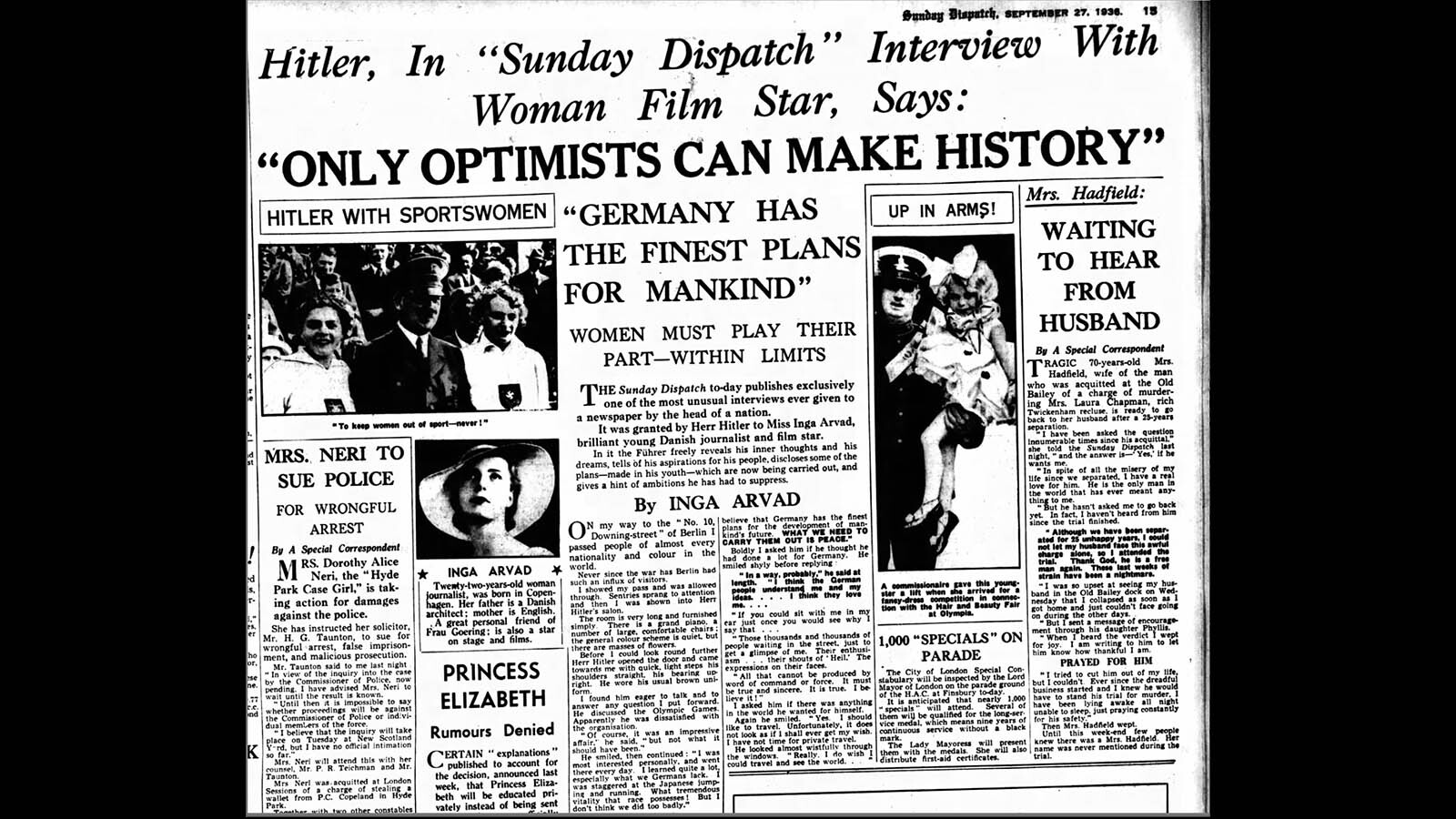 How Hitler’s “Nordic Beauty” And JFK's Love Became The Wife Of A ...