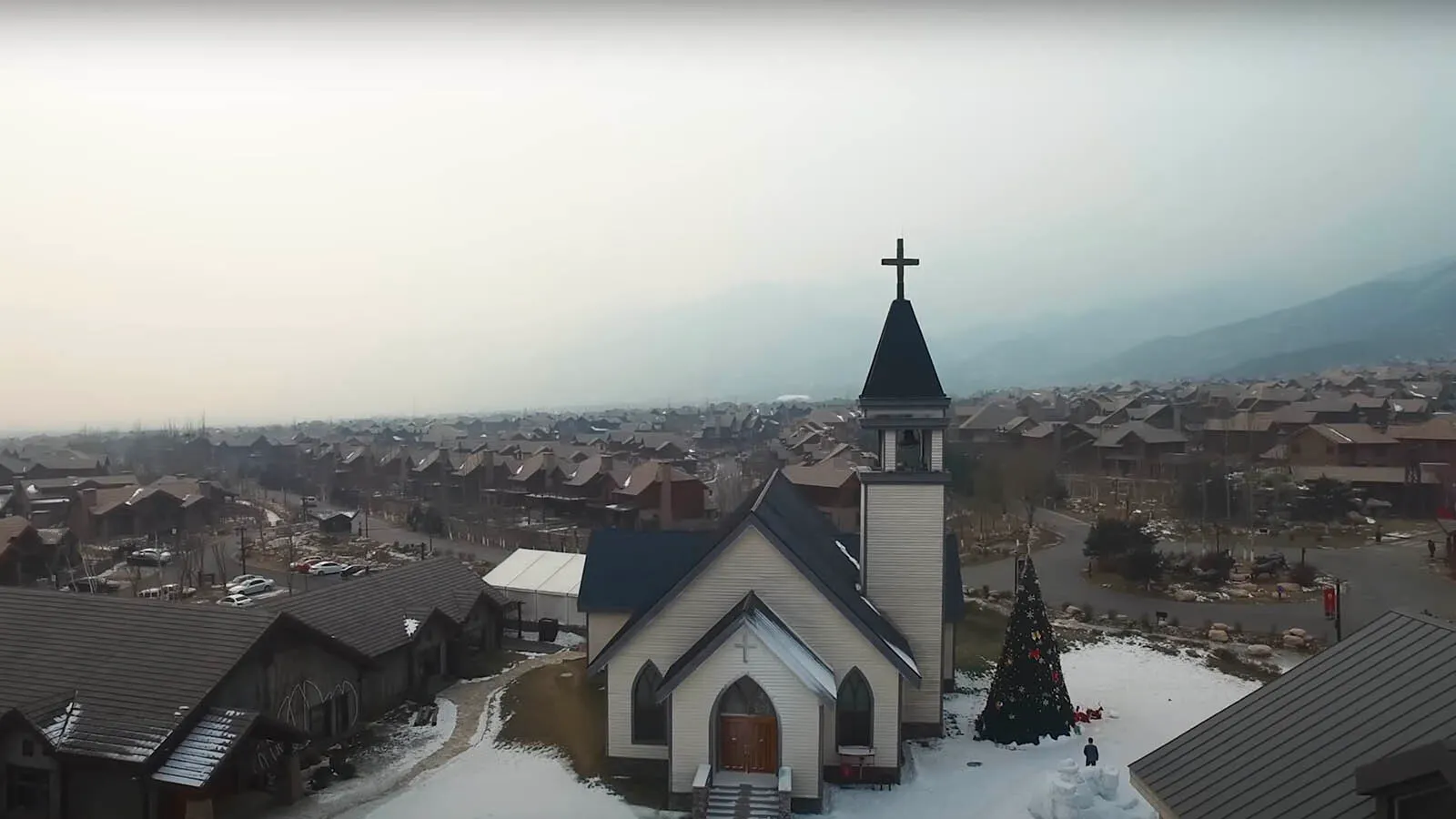 Church Downtown Jackson Hole Wyoming Chapel Of The Transfiguration