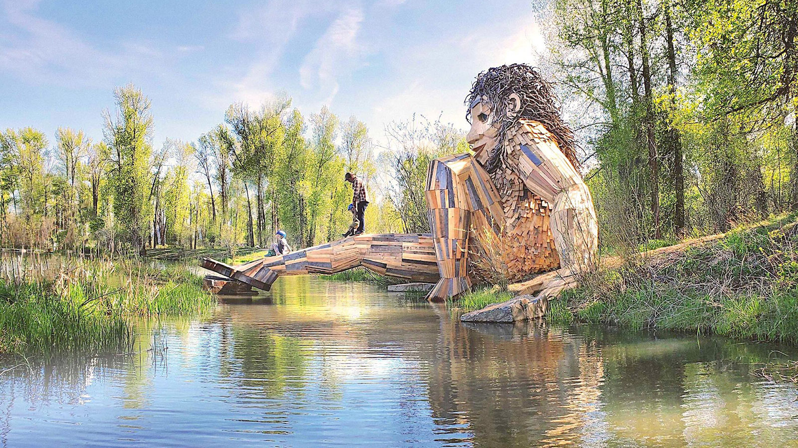 What’s With That Giant Wooden Troll Hiding In The Woods In Jackson ...