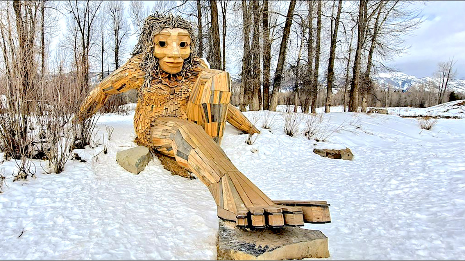 What’s With That Giant Wooden Troll Hiding In The Woods In Jackson ...