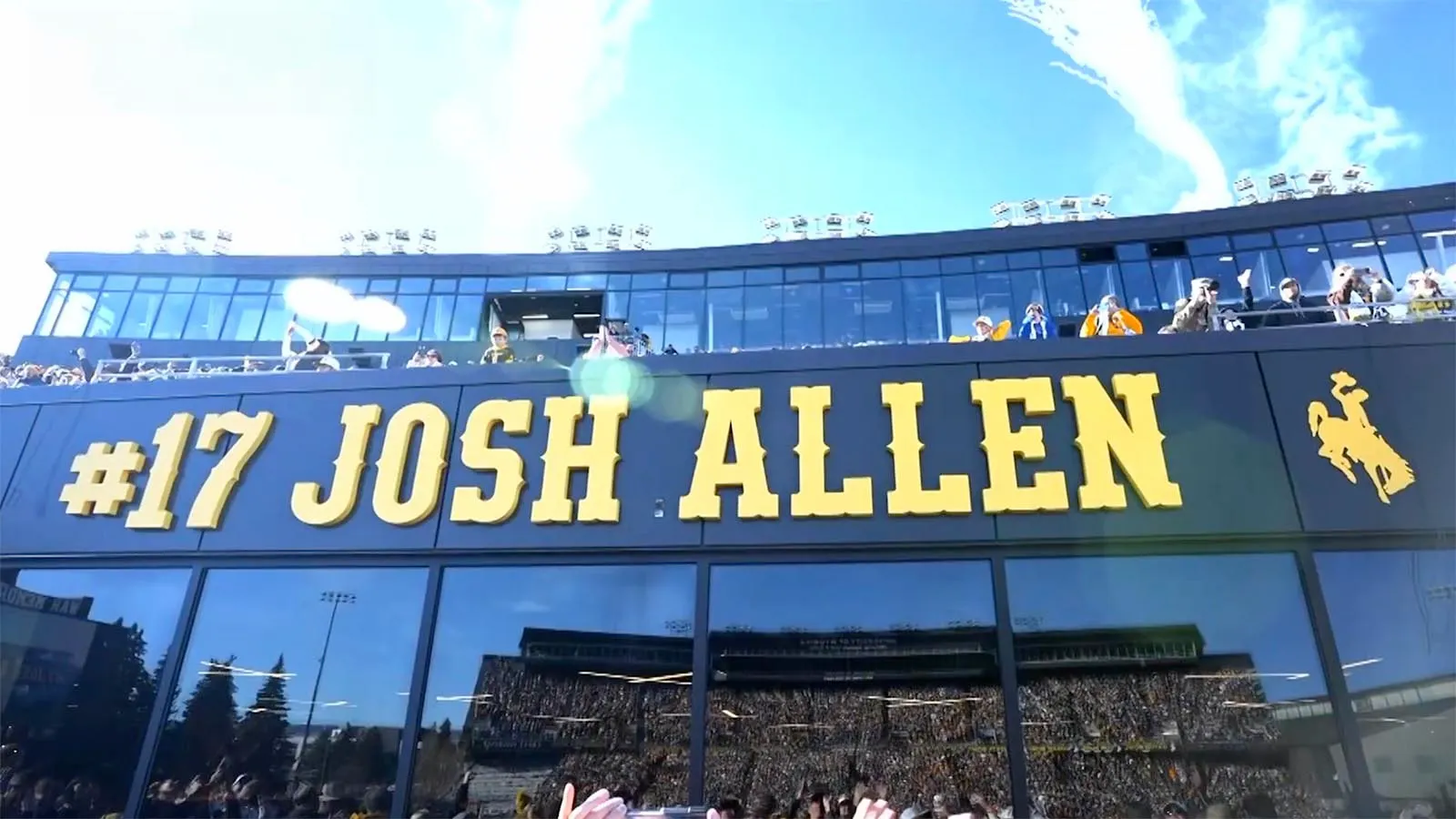 ‘I Love You Guys’: Josh Allen Gets Huge Ovation As His No. 17 Retired ...