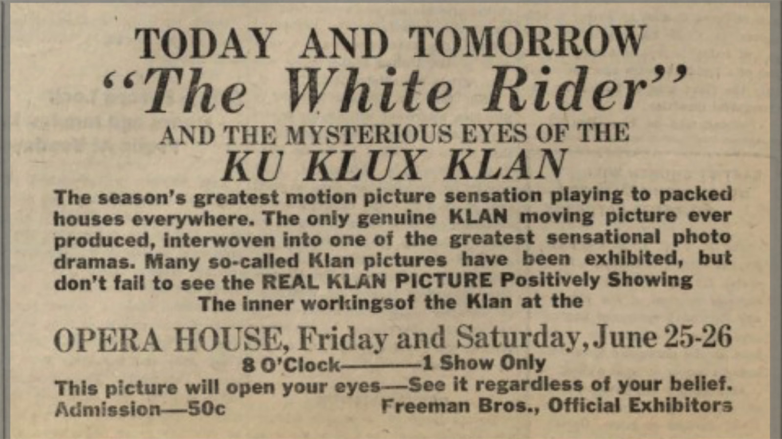 The Ku Klux Klan Pushed Into Wyoming In The Early 1920s, Then Wyoming ...