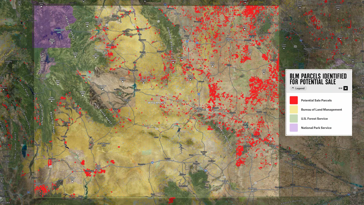 Interactive Map Shows 790,000 Acres Of Public Land Eligible For Sale In ...