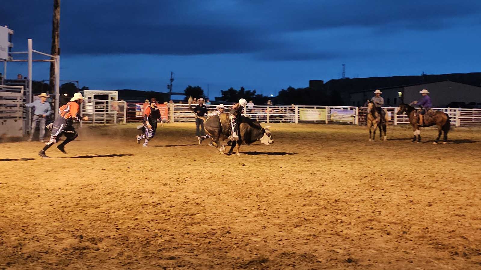 Growing Up Rodeo In Wyoming Means Riding In Miniature Roughstock Events ...