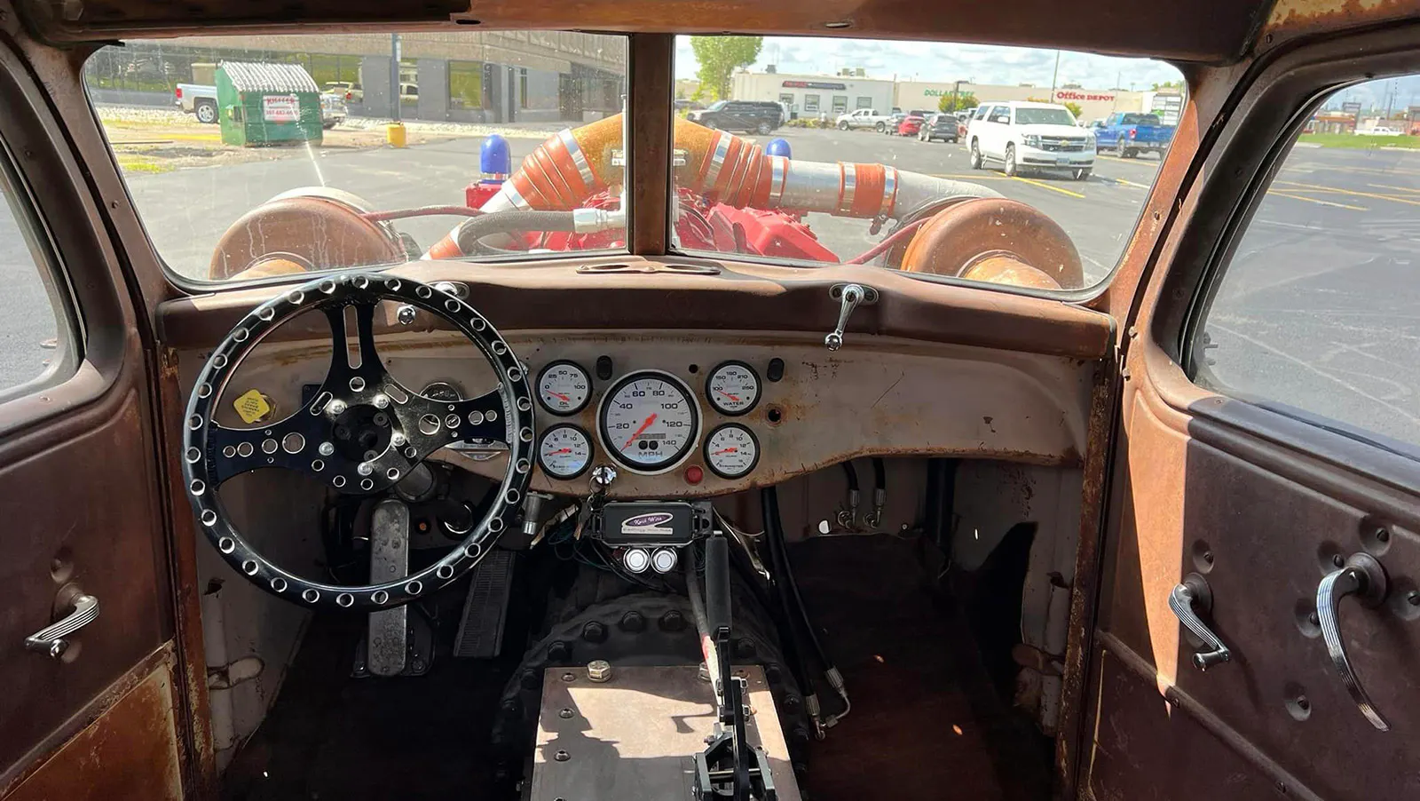Wyoming Real Estate Agent Builds Hot Rod With Old Fracking Pump Engine ...
