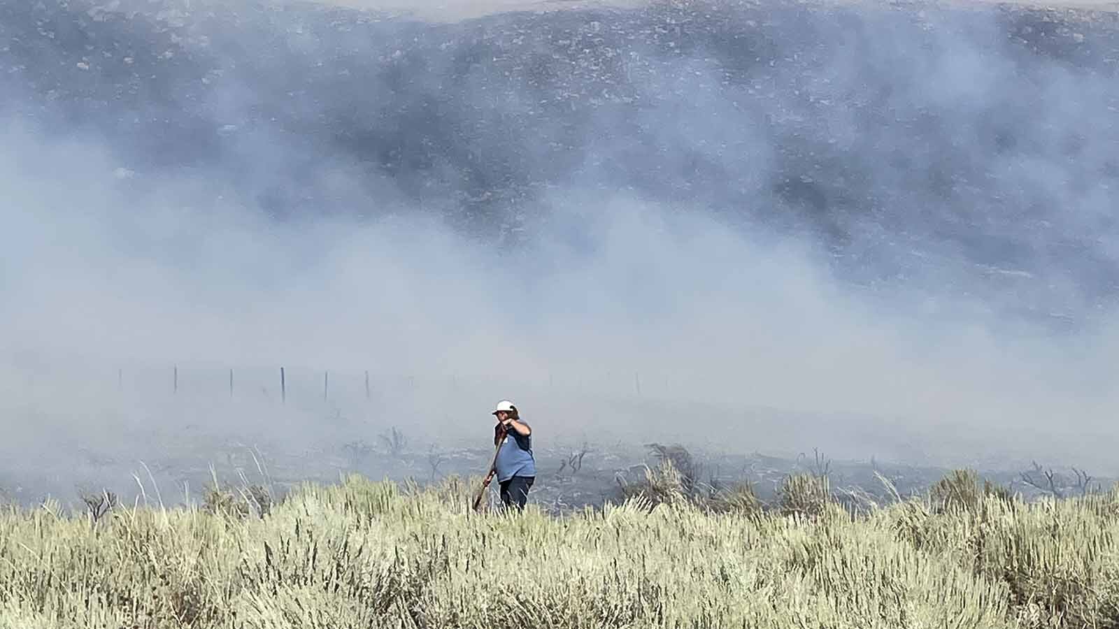 ‘Pretty Damn Helpless’: Ranchers Work To Save Cattle, Land From Red Canyon Fire | Cowboy State Daily