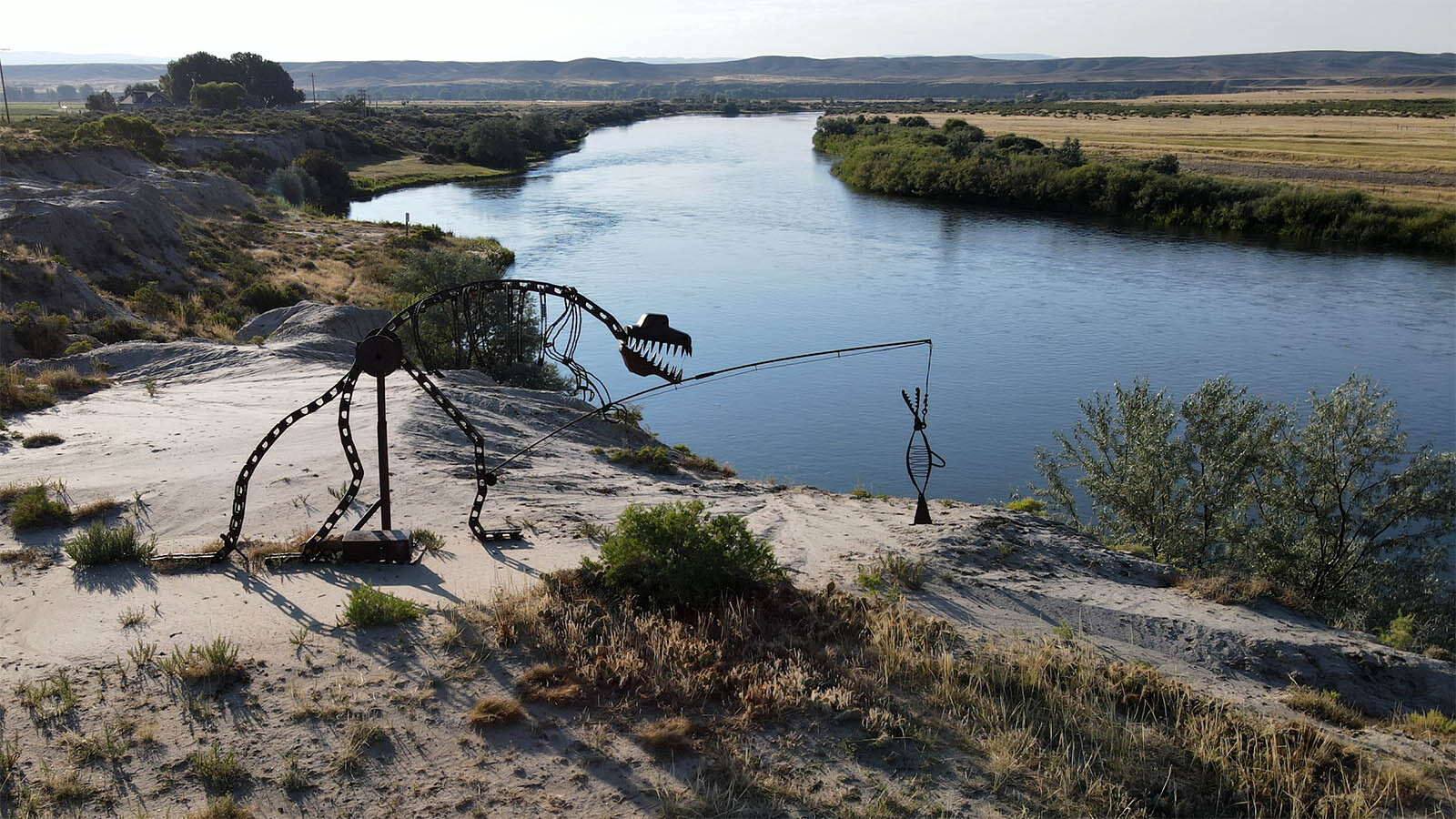 Why The Heck … Is There A 10-Foot T. Rex Fishing The North Platte Near ...