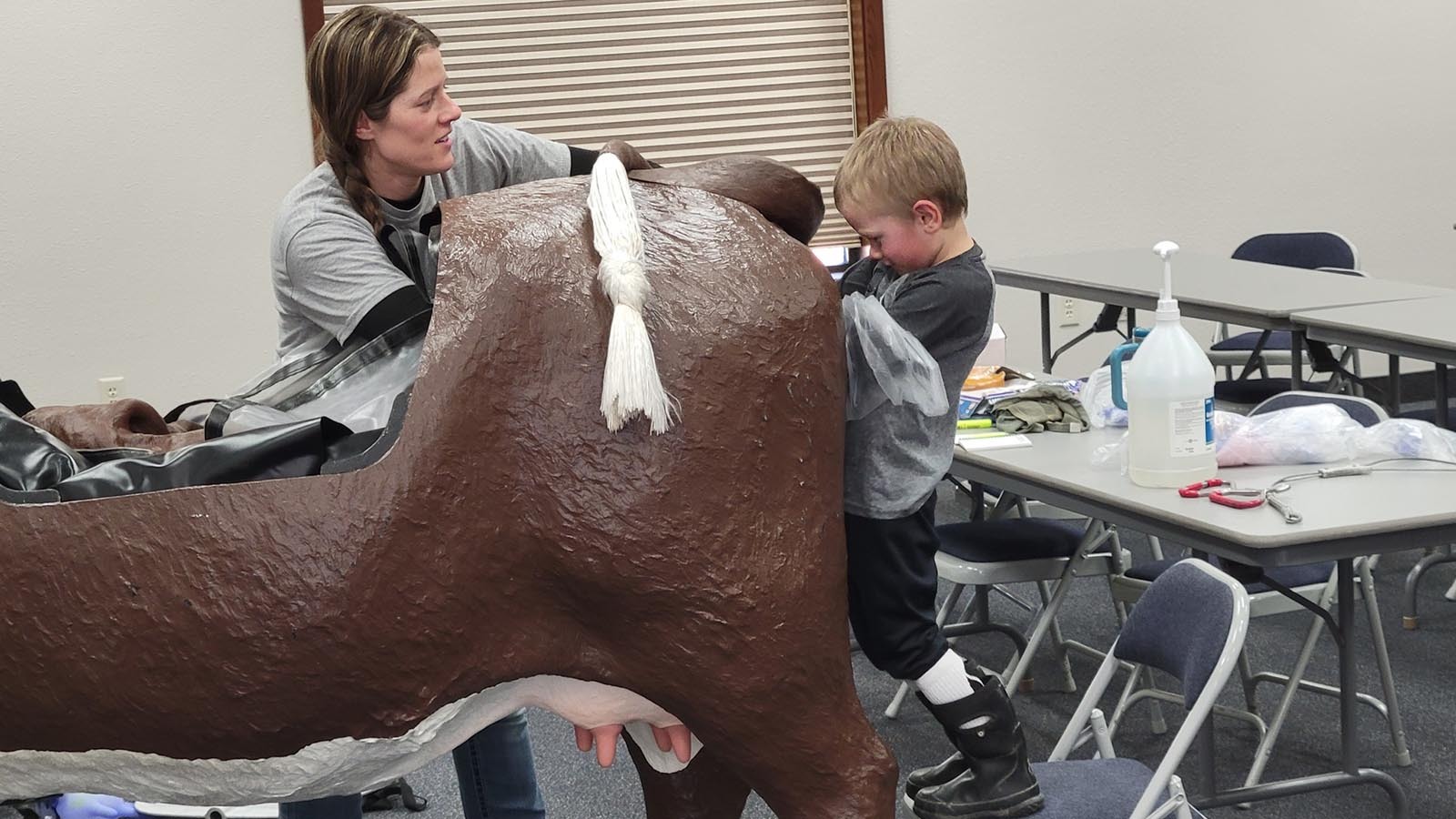 How Do You Practice For Calving Season? With Life-Sized Rubber Cows ...