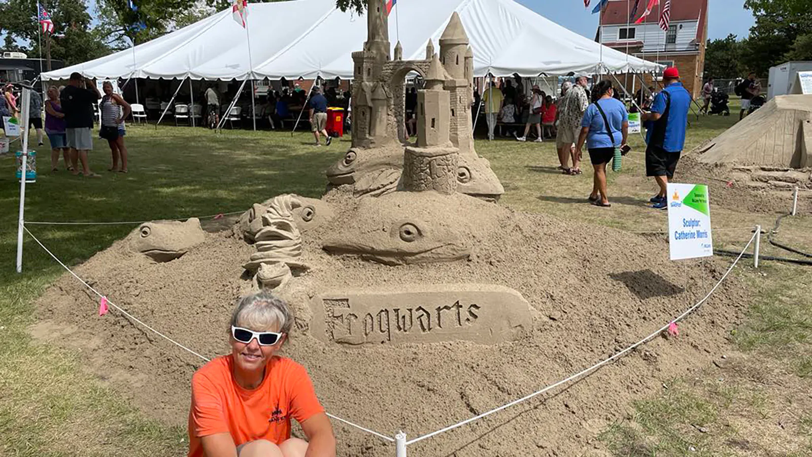 The Woman Behind The Gigantic Sand Sculptures At Glendo | Cowboy State ...