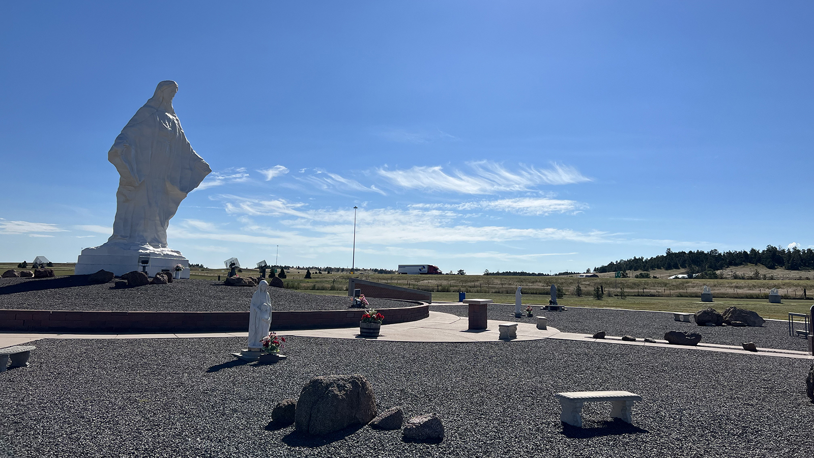 What The Heck Is … That 30-Foot Virgin Mary Statue On I-80 At The ...