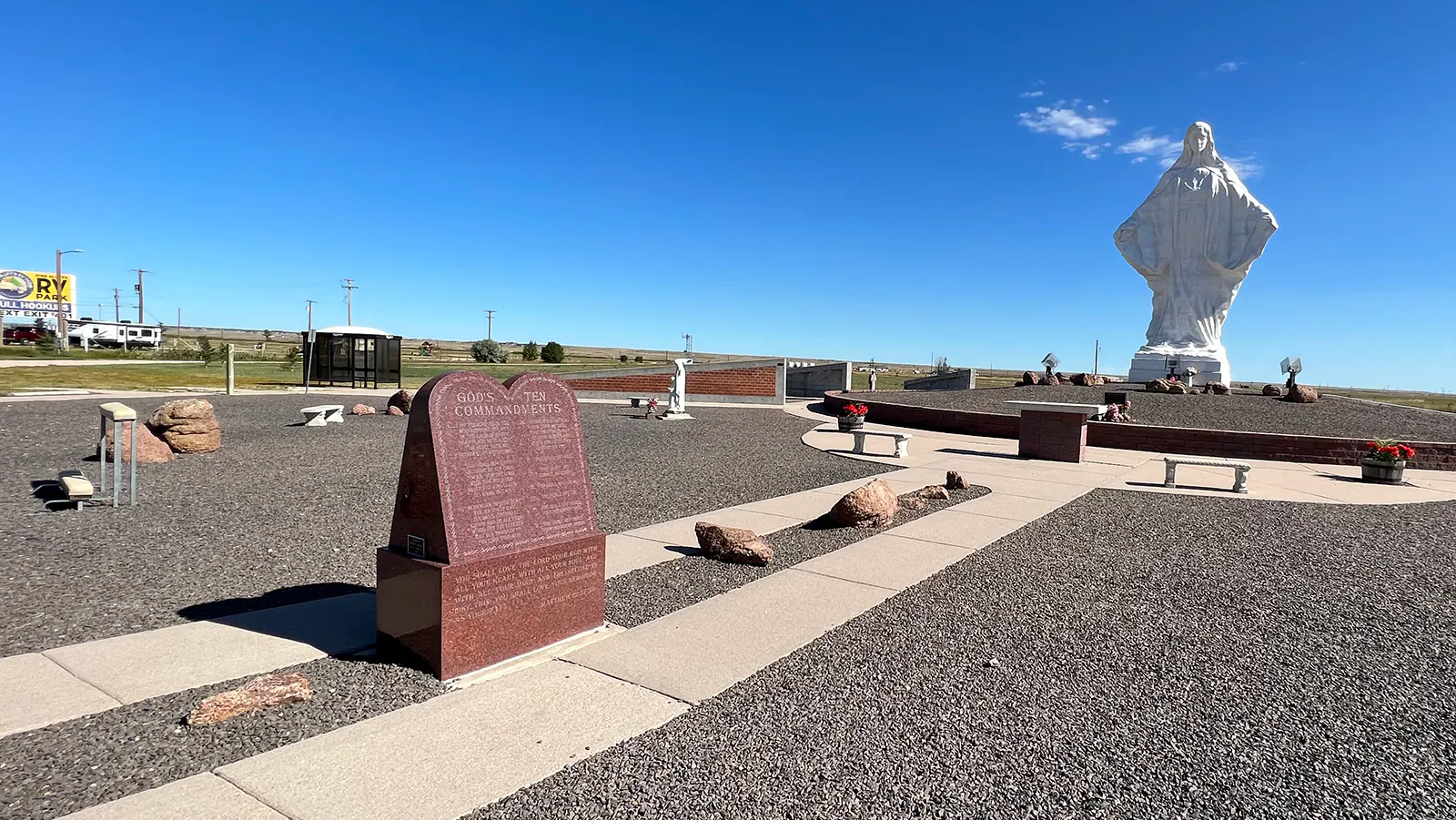What The Heck Is … That 30-Foot Virgin Mary Statue On I-80 At The ...