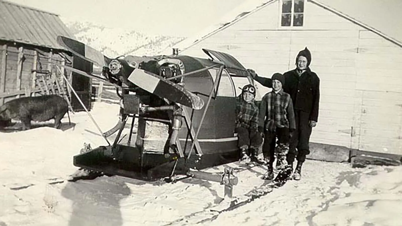 The Man Who Built And Pioneered The Use Of Snowplanes In Yellowstone ...