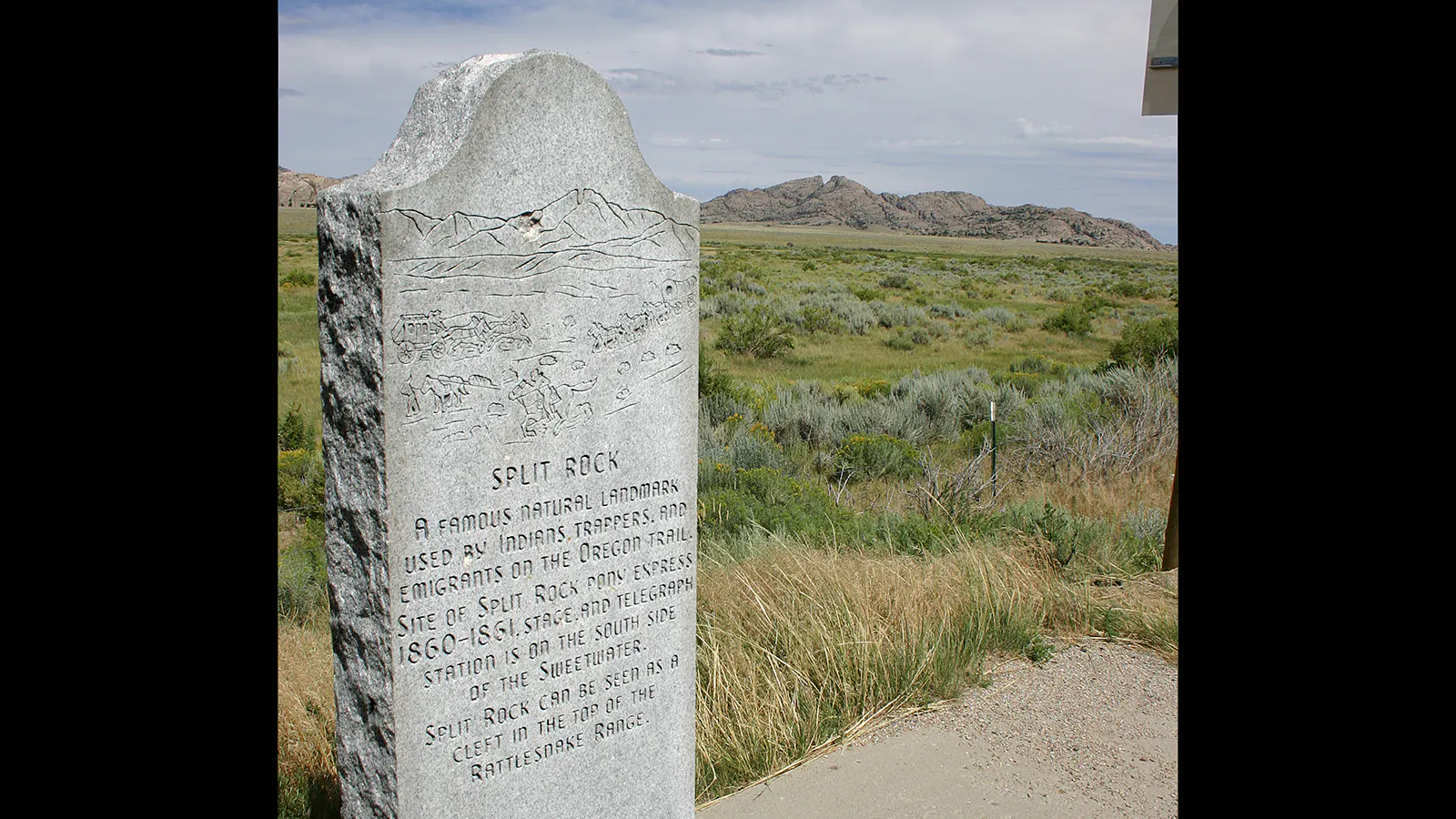 Split Rock, Wyoming’s Natural Gunsight, An Important Landmark On ...