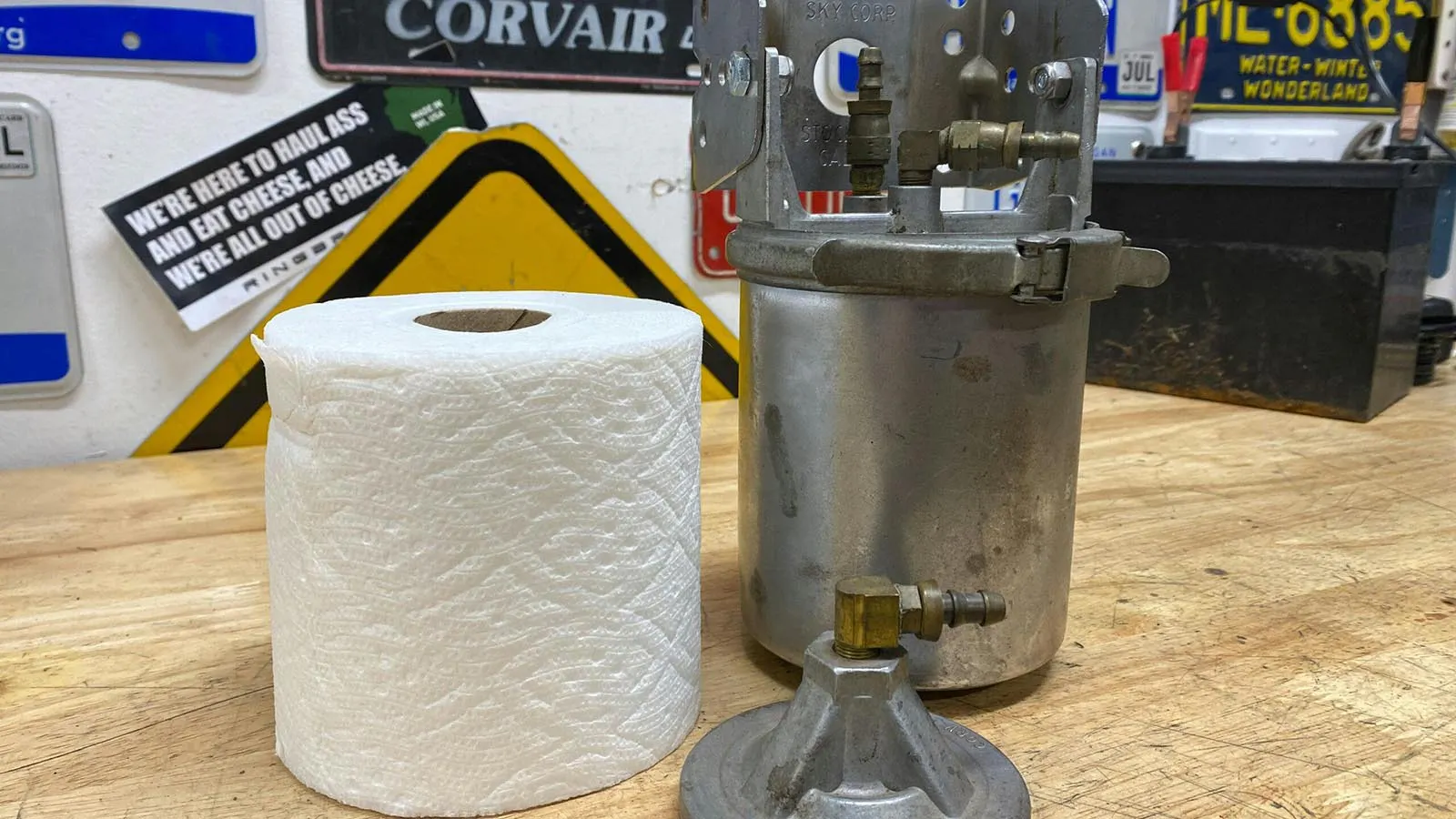 Why Not Filter Your Car’s Oil With A Roll Of Toilet Paper? | Cowboy ...