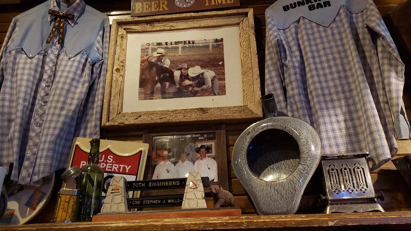 Real America: The Bunkhouse Has Great Food But National Anthem Is First ...