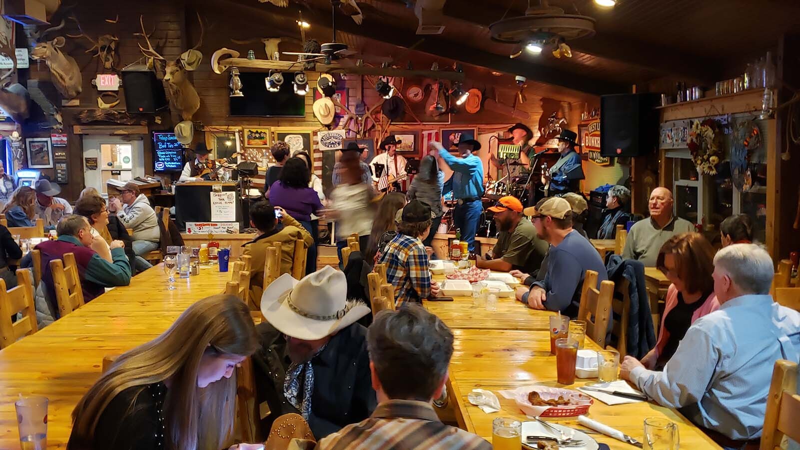 Real America: The Bunkhouse Has Great Food But National Anthem Is First ...