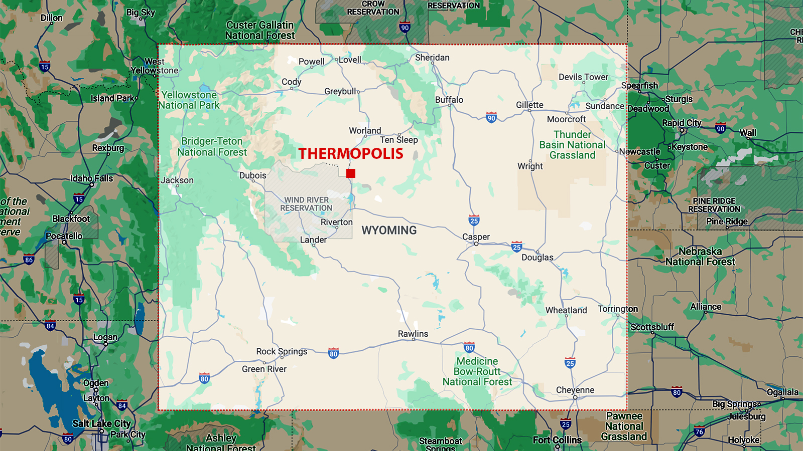 How Thermopolis, Wyoming, Got Its Name Is As Legendary As The Name ...