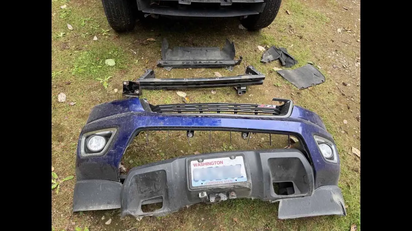 Oh No! Full-Time RV Couple Lose Truck When Front Bumper Tears Off While ...