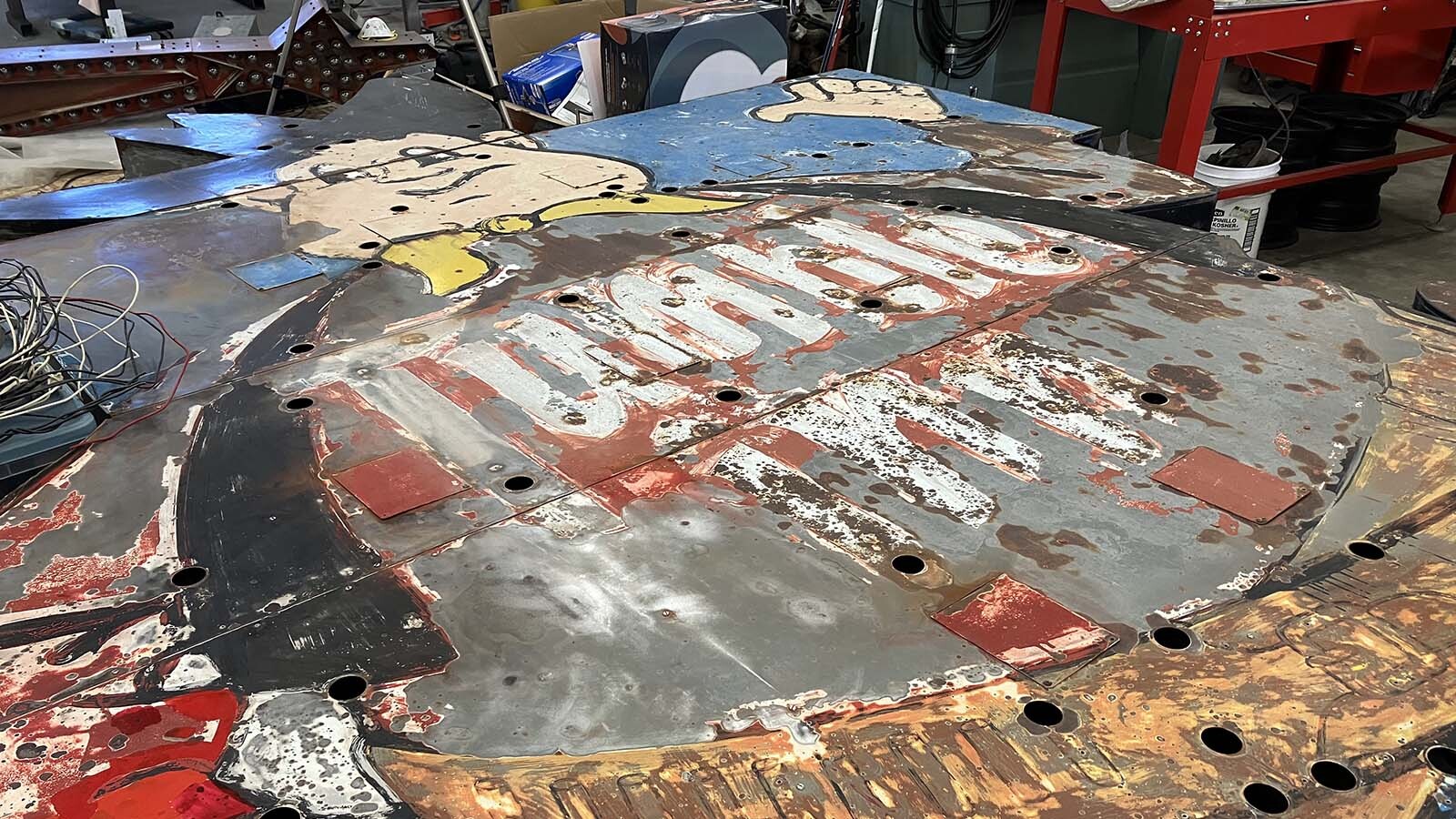 Wyoming’s Iconic 28-Foot Neon Tumble Inn Cowboy Will Have New Home In ...