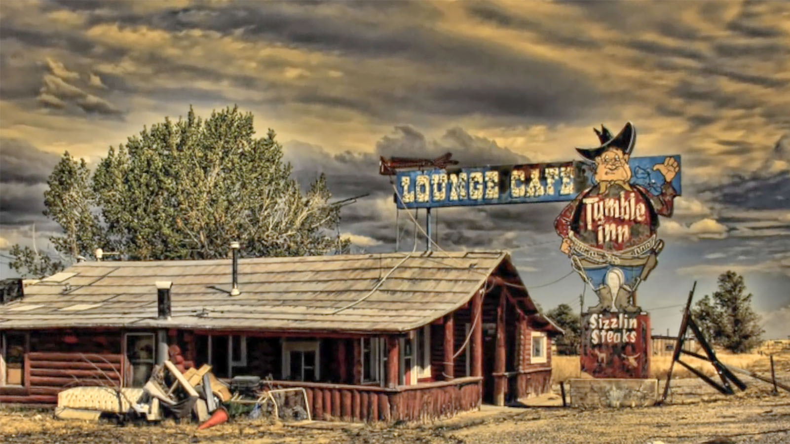 Powder River’s Iconic Tumble Inn Neon Cowboy Hasn’t Blown Over, It’s ...