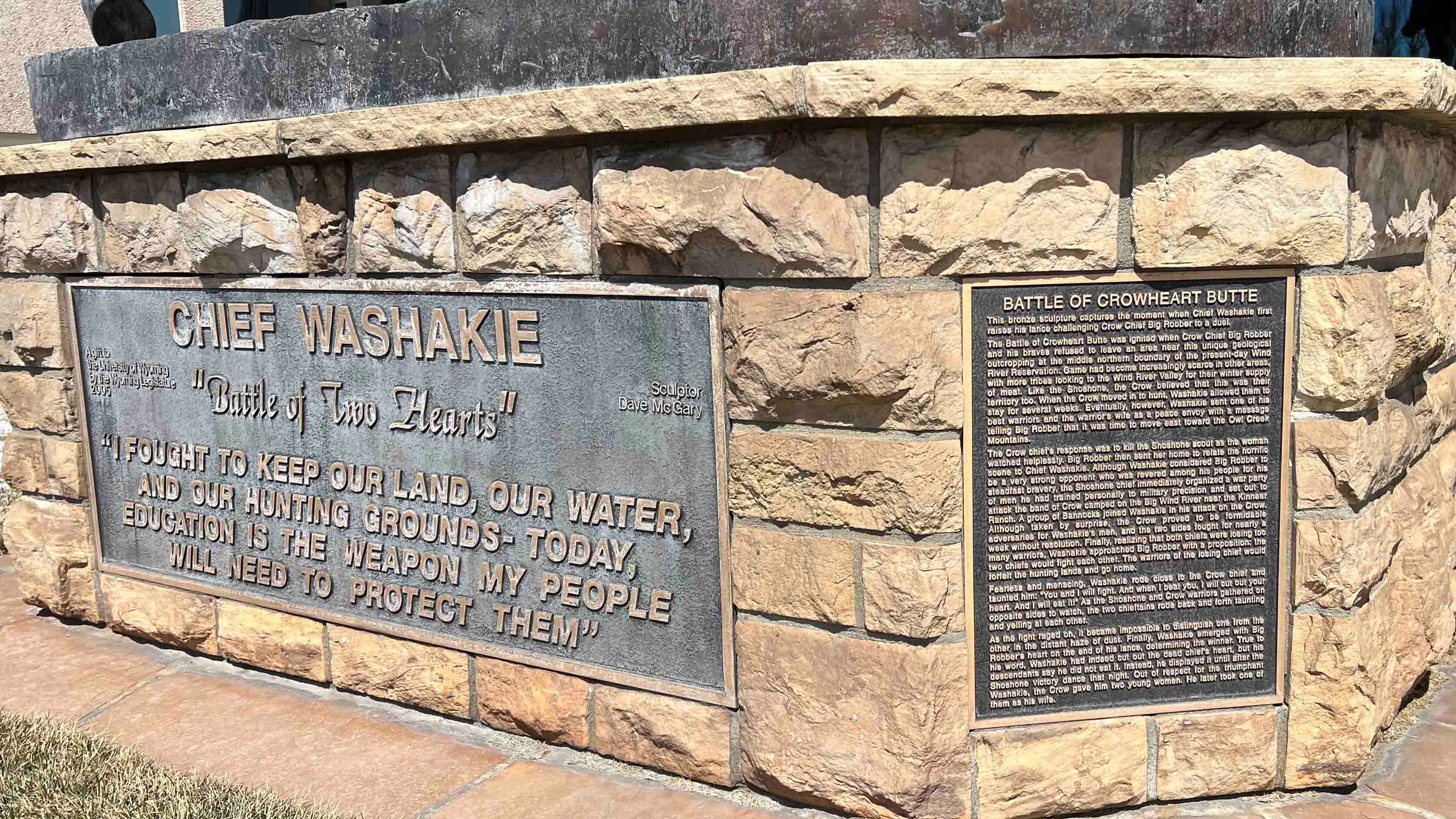Future Location Of Legendary Chief Washakie Statue At UW Uncertain As ...