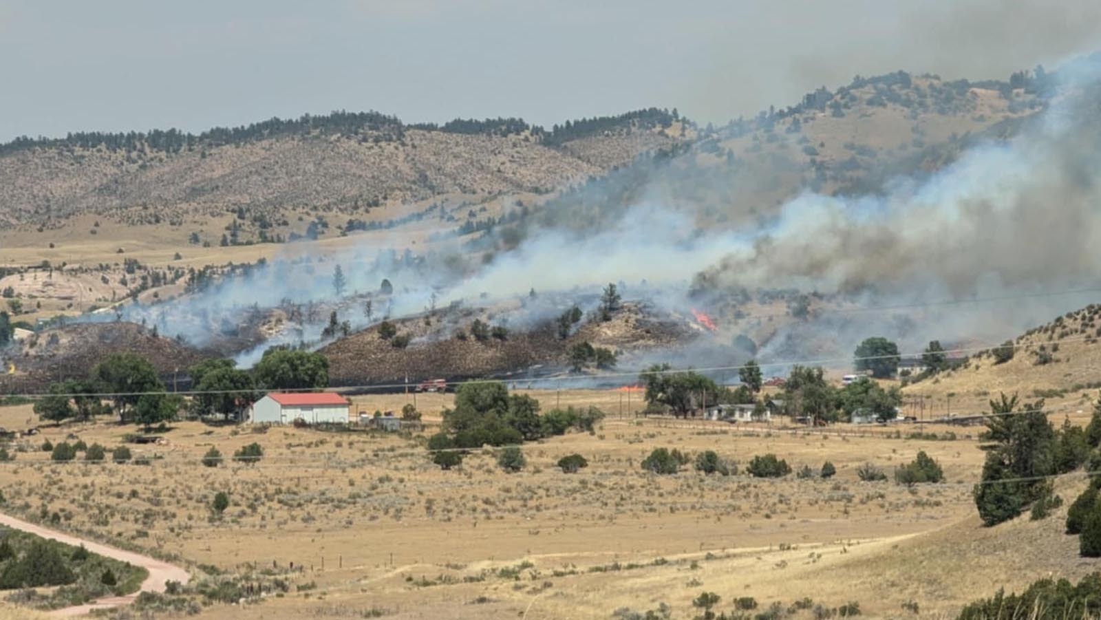Eastern Wyoming Wildfire Nearly Burned Through Historic Fort Laramie ...
