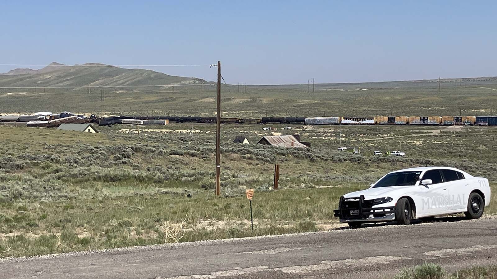 At Least 15 Union Pacific Railcars Off The Tracks At Walcott Junction ...