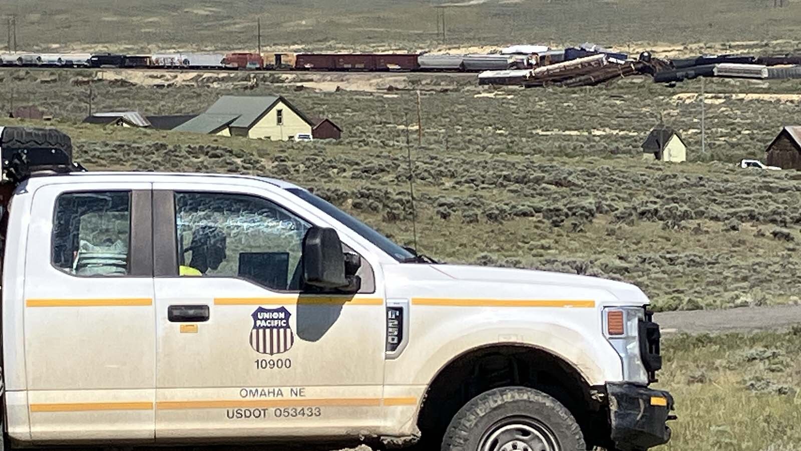 At Least 15 Union Pacific Railcars Off The Tracks At Walcott Junction ...