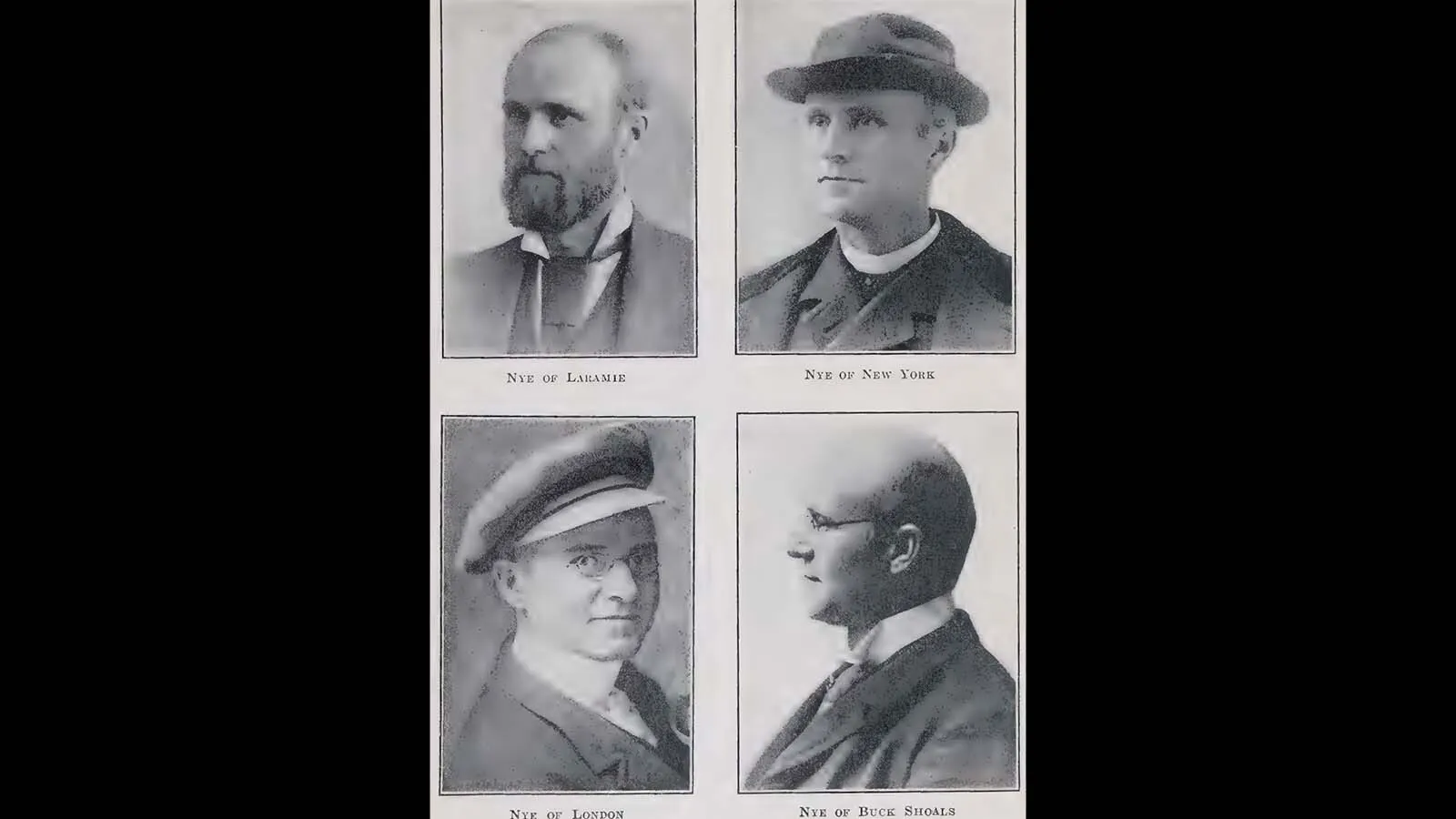 Wyoming History: Bill Nye (Not The Science Guy) And His Mule Named ...